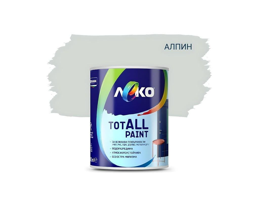 Водоразредима боя totALL paint - 0.6 l, различни цветове